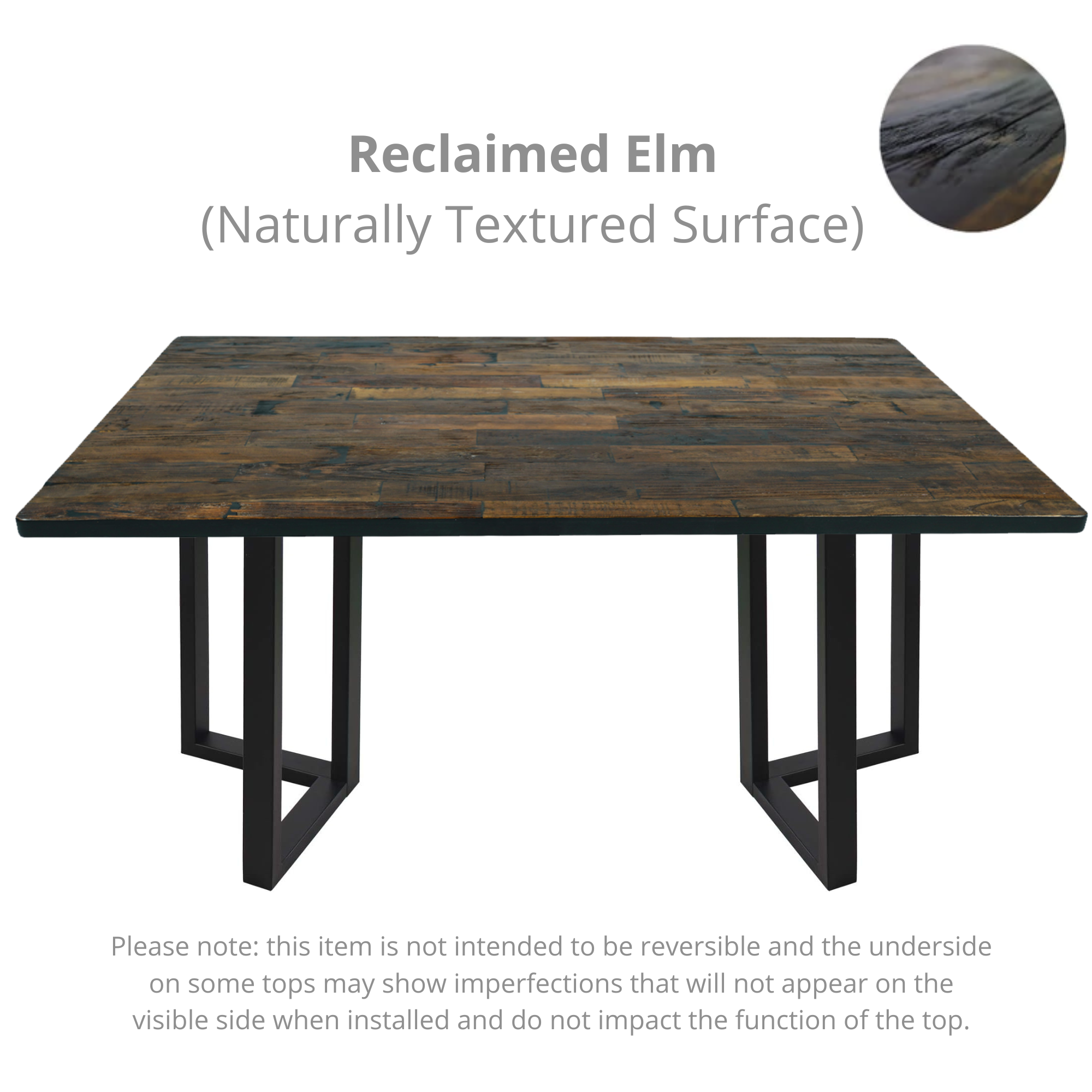 Reclaimed Elm Table – The Canadian Table Company
