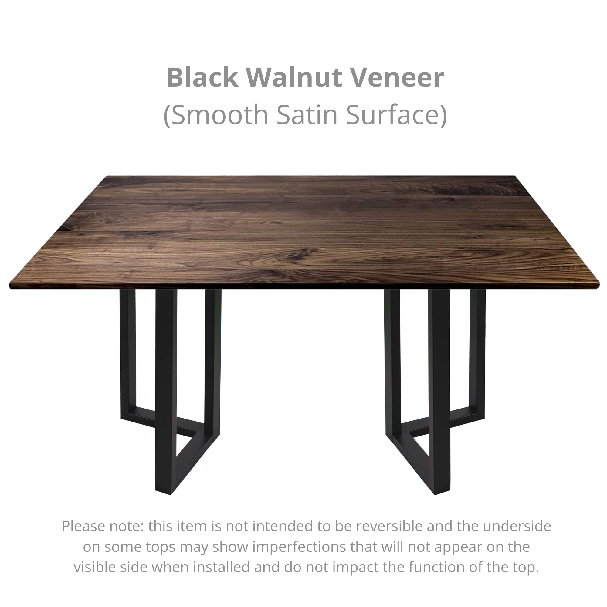 Walnut Veneer Table – The Canadian Table Company