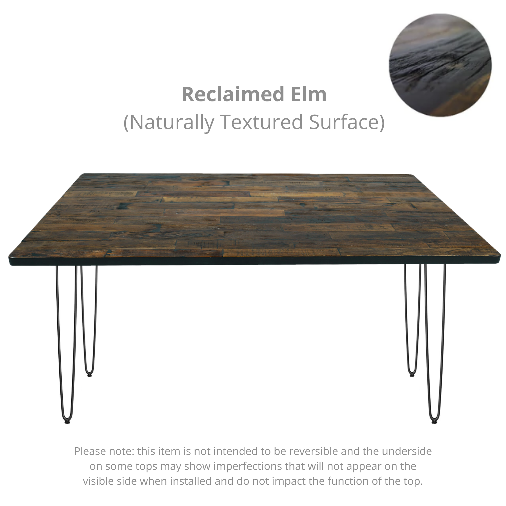 Reclaimed Elm Table – The Canadian Table Company